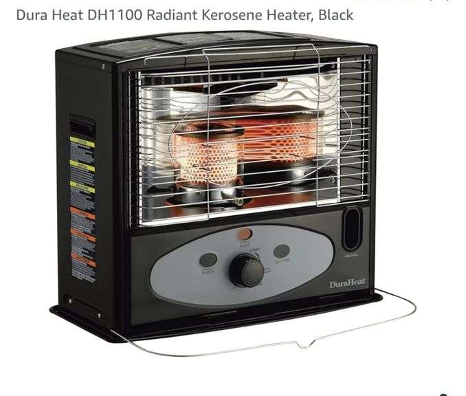Dura Heat DH1100 Radiant Kerosene Heater, Black - Lexington Online Auction