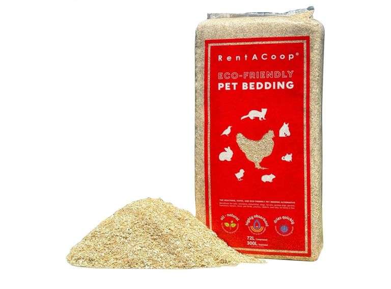 RentACoop Premium Hemp Bedding (300 L) x 1 Pack - E.U. Grown for ...