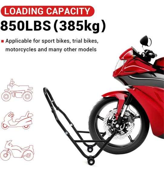 Motorcycle Stand Lift, 850lbs Front Rear Combo Stand Lift Stand, Front ...