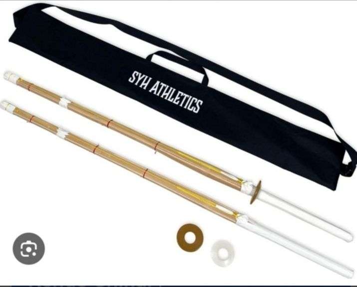 Kendo Shinai | Official Regulation Bamboo Sword Set of 2 39/47" - Lexington Online Auction