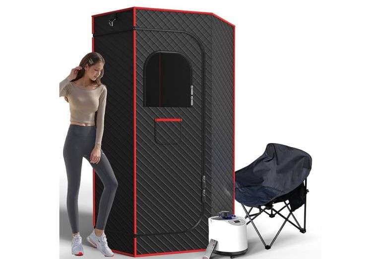 Portable Sauna Box, Steam Sauna for Home with 3L Steamer, Remote ...
