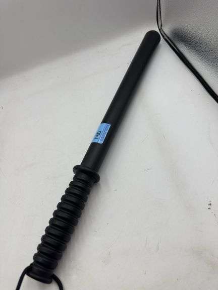 21" Heavy Duty Tire Puncher, Black Polypropylene Baton with Ribbed ...