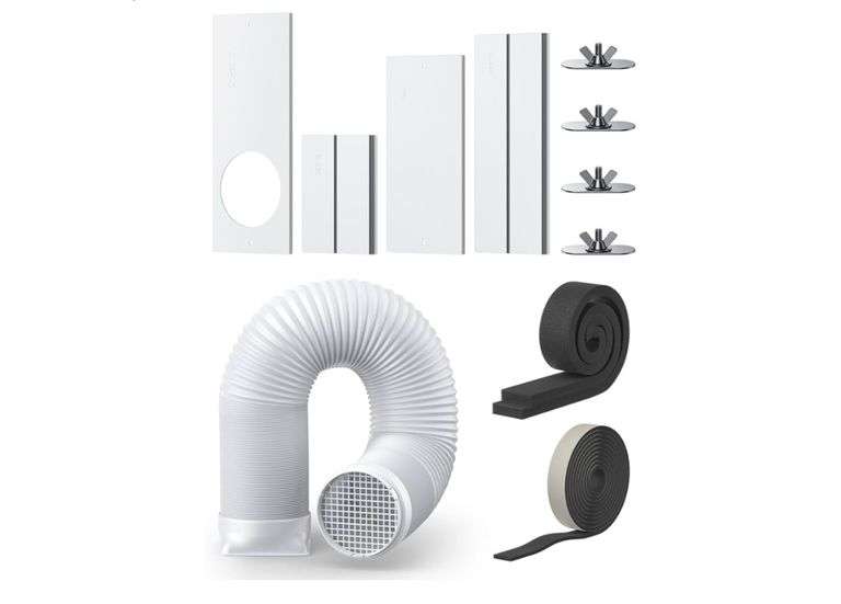 Dreo Adjustable Portable Air Conditioner Window Vent Kit with 5.9 Inch ...