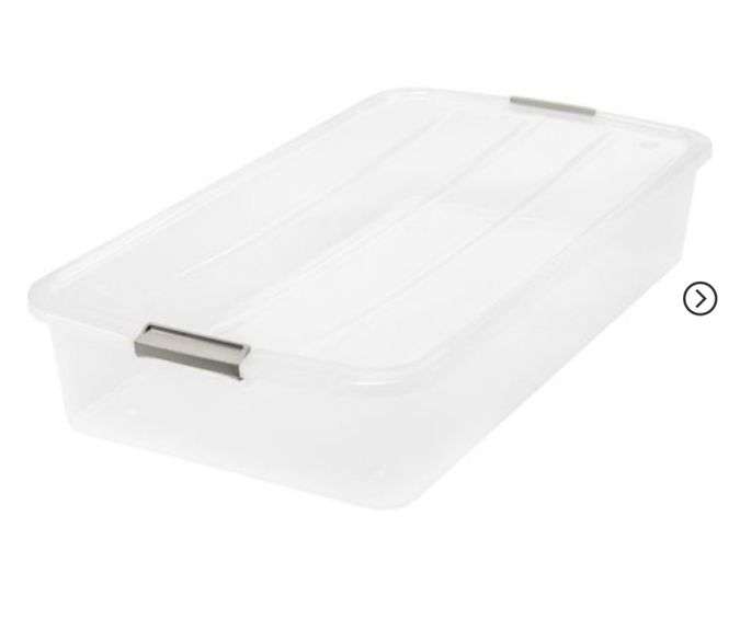 50 quart IRIS USA Plastic Under Bed Storage Container - Lexington ...