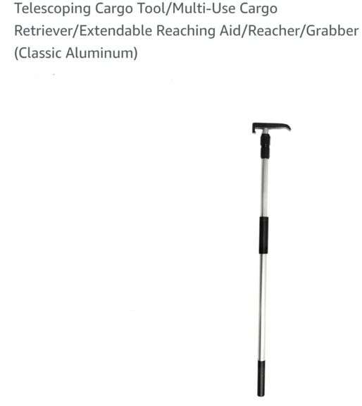 Telescoping Cargo Tool/Multi-Use Cargo Retriever/Extendable Reaching ...