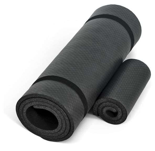 CAP Barbell 1/2-Inch High Density Exercise Yoga Mat with Strap ...