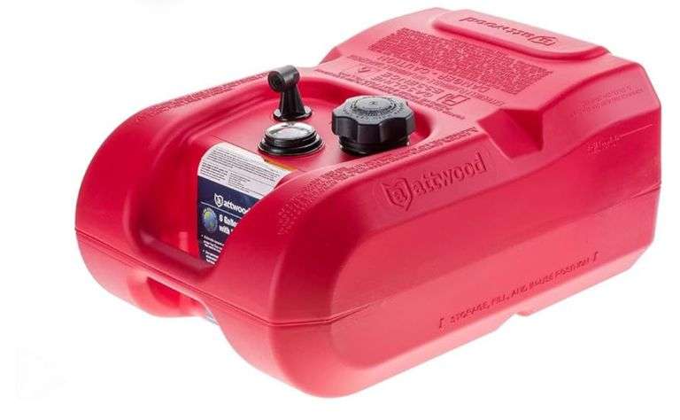 attwood 8806LP2 EPA and CARB Certified 6-Gallon Portable Marine Boat ...