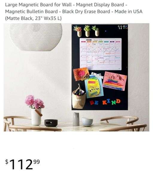 READ! Large Magnetic Board for Wall - Magnet Display Board - Magnetic ...