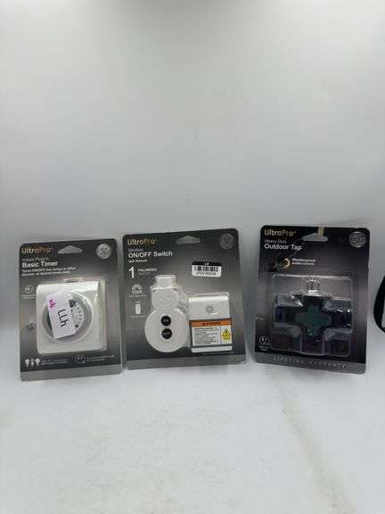 Misc lot- Ultra Pro indoor plug in basic timer, Ultra Pro wireless on ...