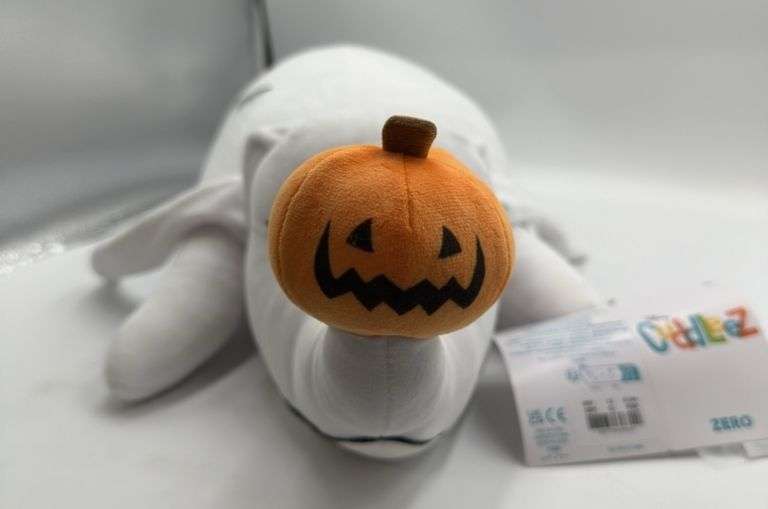 Disney Nightmare Before Christmas Zero Cuddleez, Stuffed Animal Plush ...