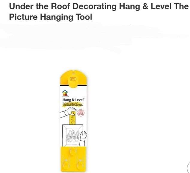 Under the Roof Decorating Hang & Level The Picture Hanging Tool ...