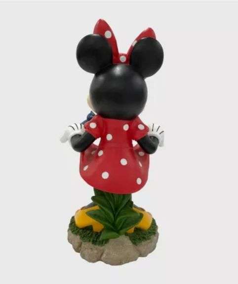 Disney 22" Minnie Mouse Birdbath Resin/Stone Statue: Outdoor Garden ...