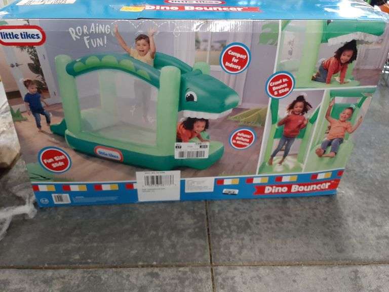 Little Tikes Dino Bouncer Kids Indoor Party Inflatable - Lexington Online Auction