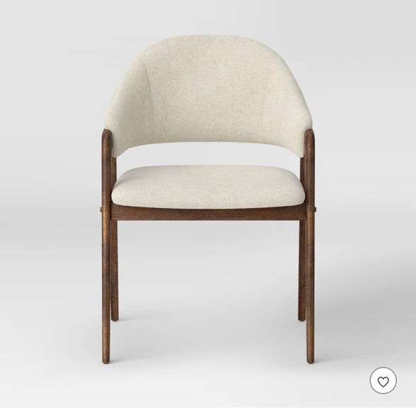 Ingleside Open Back Upholstered Wood Frame Dining Chair - Threshold ...