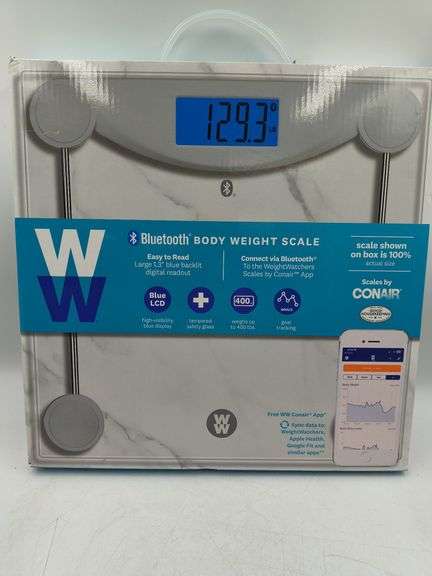 Conair Bluetooth body weight scale - Lexington Online Auction