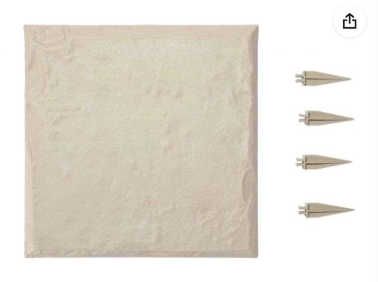 VEVOR Garden Stepping Stones, 16Pcs 15.5 x 15.5 in, Decorative Stepping ...