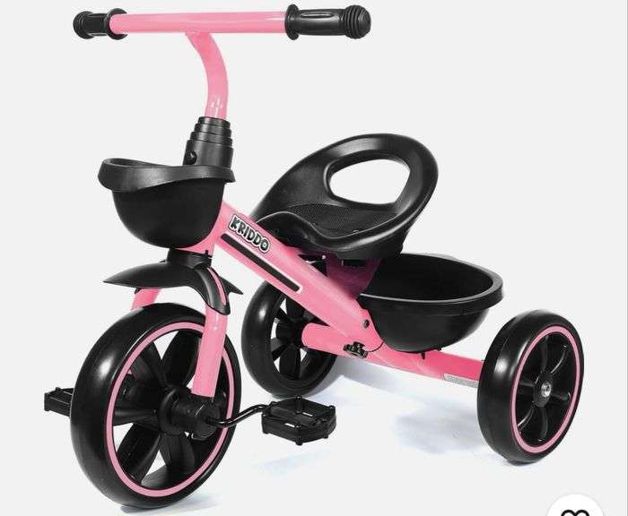 READ!! Tricycle for 2-5 Year Olds - Pink Toddler Trike with Gift for 24 ...