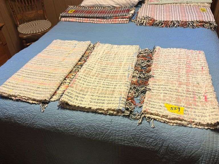(3) Rag Rugs - Lee Real Estate & Auction Service