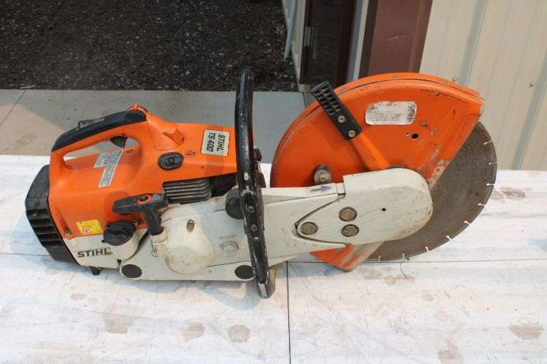 Stihl TS 400 Concrete Saw - Lee Real Estate & Auction Service