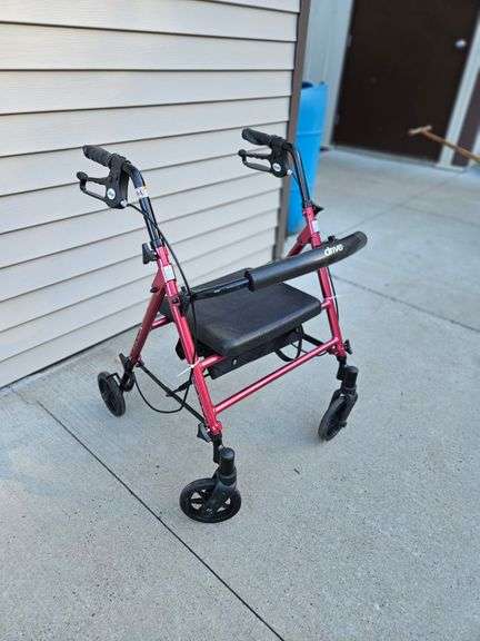 Walker with Wheels and Brakes - Lee Real Estate & Auction Service