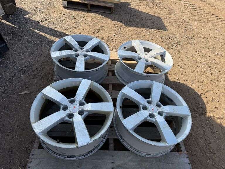 (4) Alum Pontiac Rims - Lee Real Estate & Auction Service