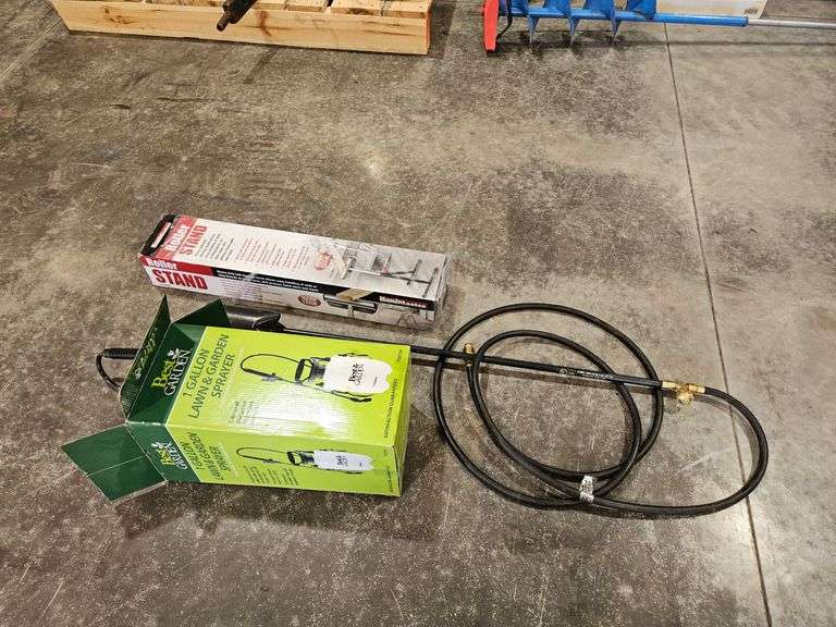 Sprayer/Sand Torch/Roller Stand - Lee Real Estate & Auction Service