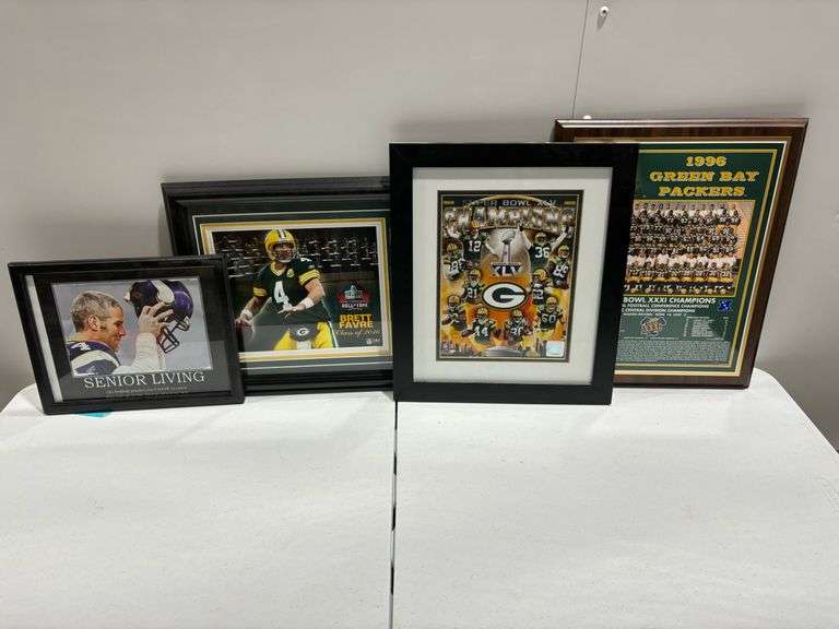 (4) Packer Prints - Lee Real Estate & Auction Service