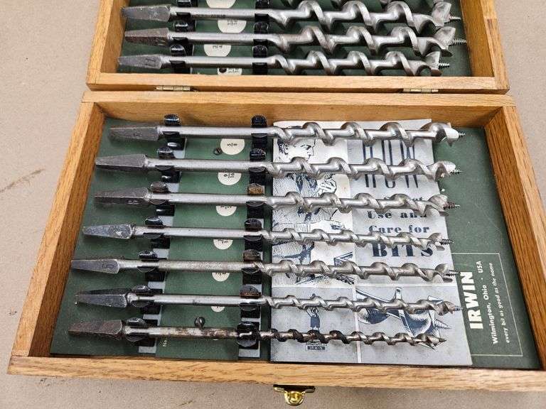 Vintage Irwin Auger Bit Set - Lee Real Estate & Auction Service