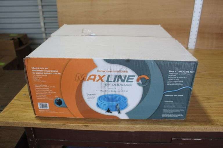 Maxline compressed air tubing, new - Lee Real Estate & Auction Service
