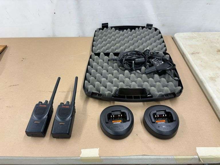 (2) Motorola 2-Way Radios - Lee Real Estate & Auction Service