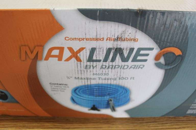 Maxline compressed air tubing, new - Lee Real Estate & Auction Service