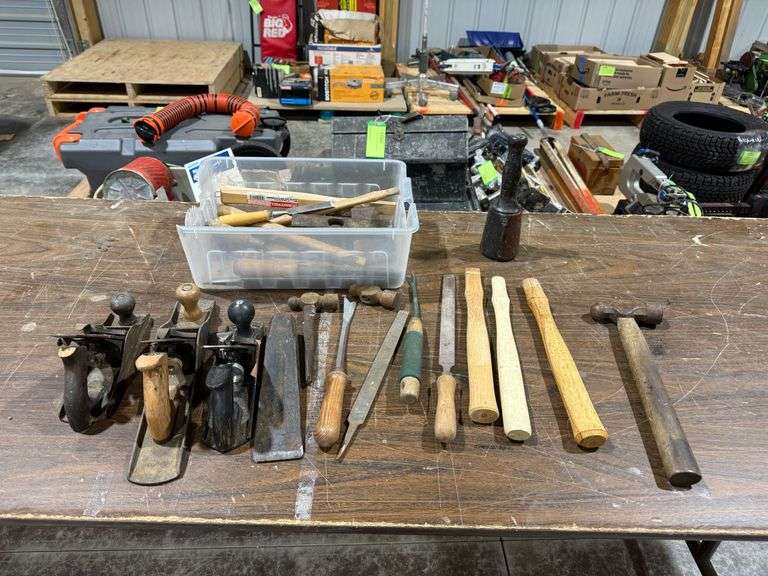 Hand Planes, Chisels, Hammer Handles, Etc - Lee Real Estate & Auction ...