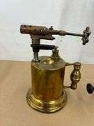 (2) Antique Brass Blow Torches - Lee Real Estate & Auction Service
