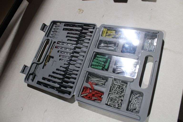Drill bit & anchor set w/case - Lee Real Estate & Auction Service