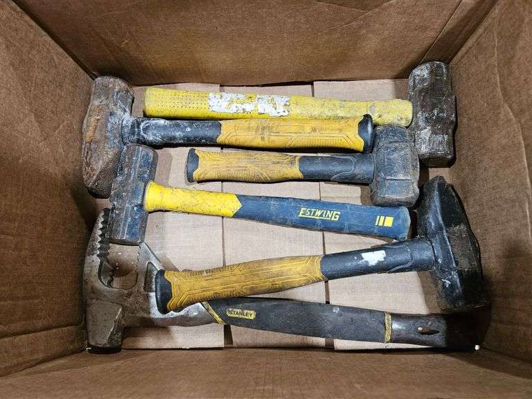 (2) Boxes of Mallets & Hammers - Lee Real Estate & Auction Service