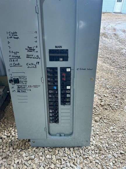 200A Electrical Panel - Lee Real Estate & Auction Service