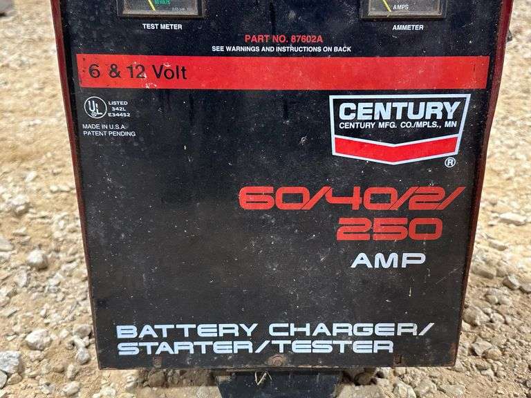 Century Battery Charger - Lee Real Estate & Auction Service