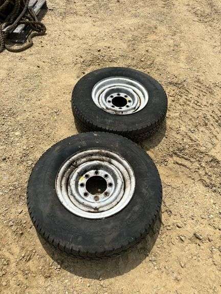 (2) LT215/85 R16 Tires - Lee Real Estate & Auction Service