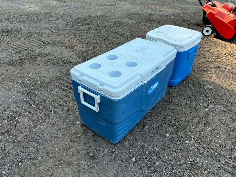(2) Plastic Coolers - Lee Real Estate & Auction Service