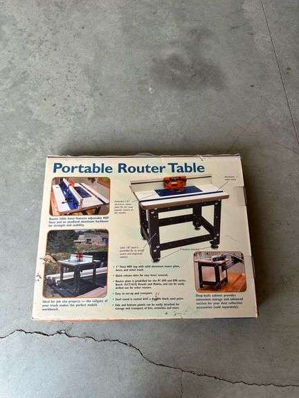 Portable Router Table - Lee Real Estate & Auction Service