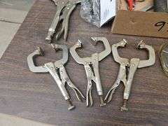 Welding Clamps, Hammer, Hack Saw - Lee Real Estate & Auction Service