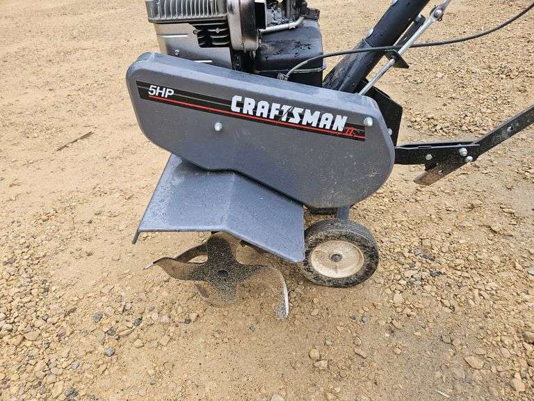 Craftsman 5 hp. 26" front tine rototiller - Lee Real Estate & Auction ...