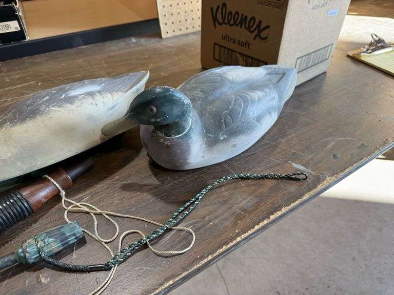 (2) Vintage Duck Decoys - Lee Real Estate & Auction Service