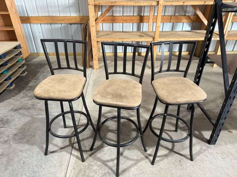 (3) Bar Stools - Lee Real Estate & Auction Service