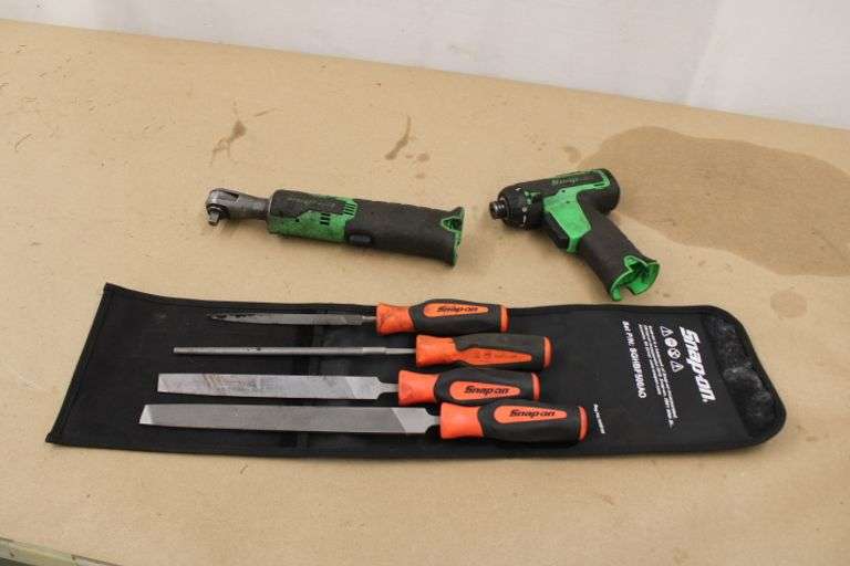 Snap On cordless tools & files - Lee Real Estate & Auction Service