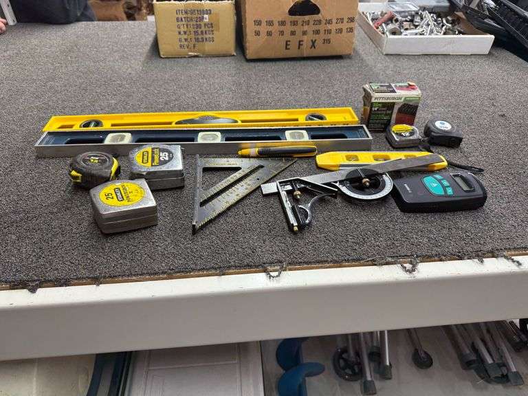 Levels, Tape Measures & Other - Lee Real Estate & Auction Service