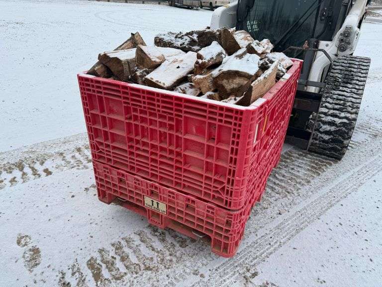 Crate of Split Dry Firewood, plastic crate not included - Lee Real ...