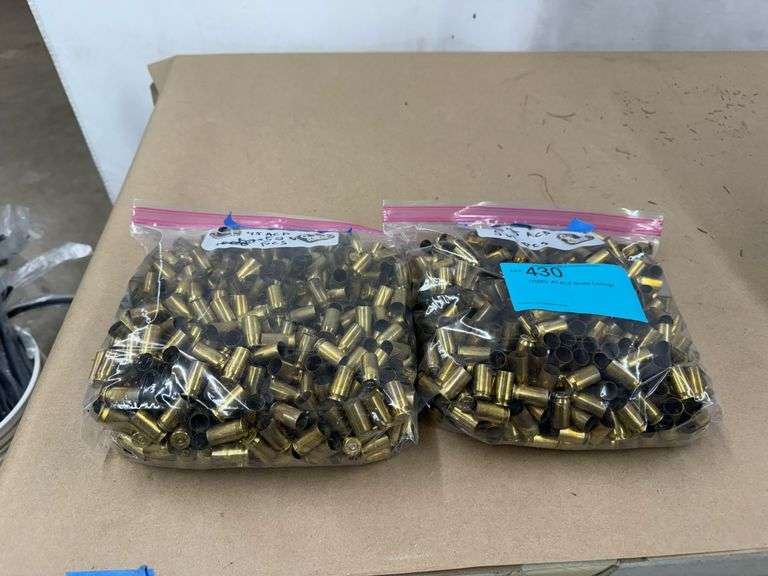 (1000) .45 ACP Brass Casings - Lee Real Estate & Auction Service