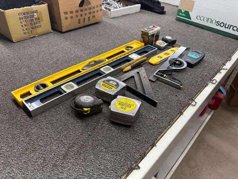 Levels, Tape Measures & Other - Lee Real Estate & Auction Service