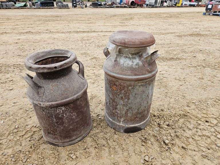 (2) Milk Cans - Lee Real Estate & Auction Service